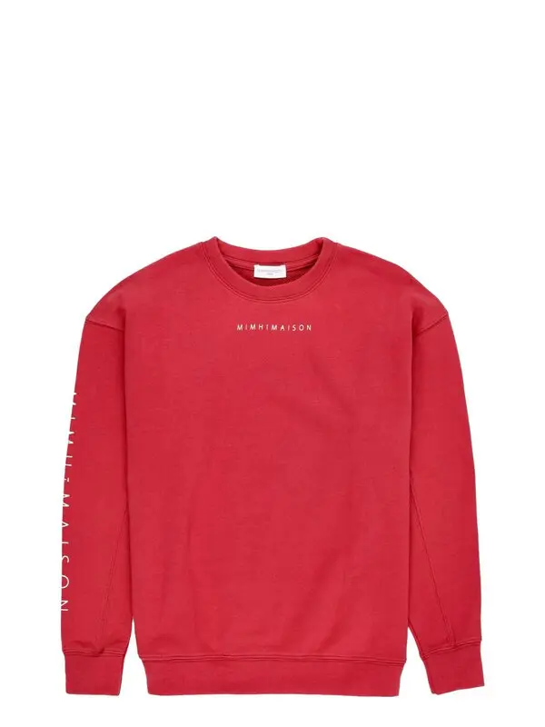 MIMHÍ MAISON Elle Crewneck Sweatshirt - Red