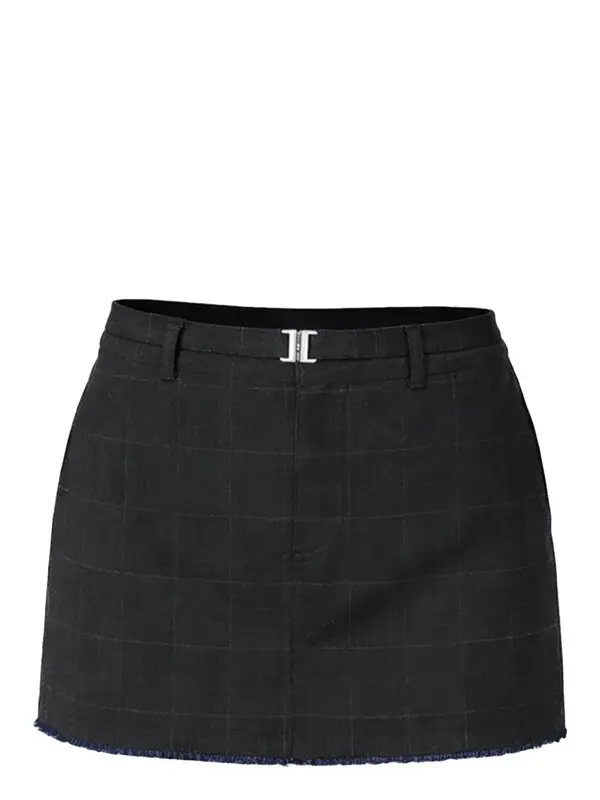 BELLETAGE SWIMWEAR Mini Blazer Skirt - Blue/grey