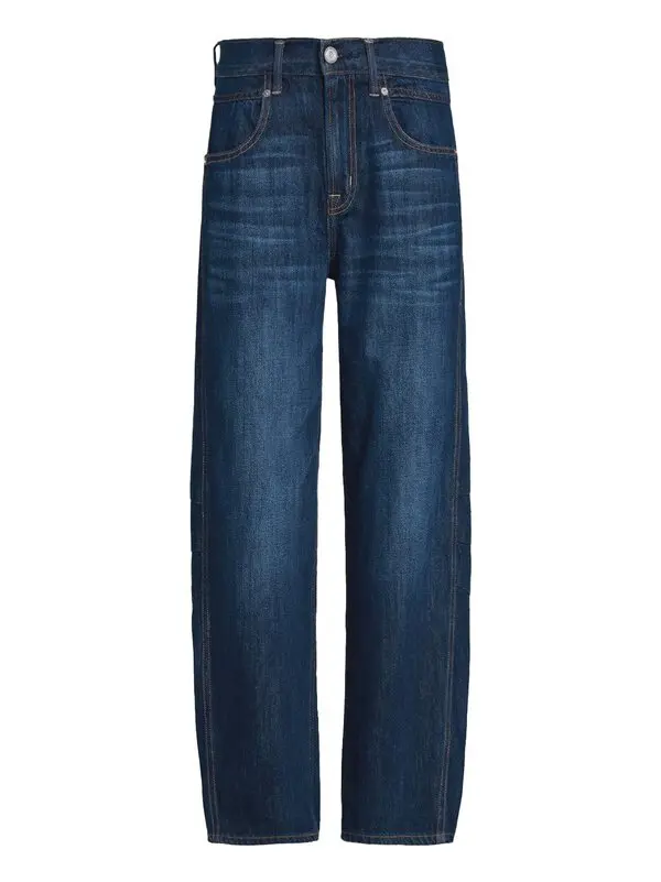 NOEND Ava Flutter Slung Fit Jeans - Blue