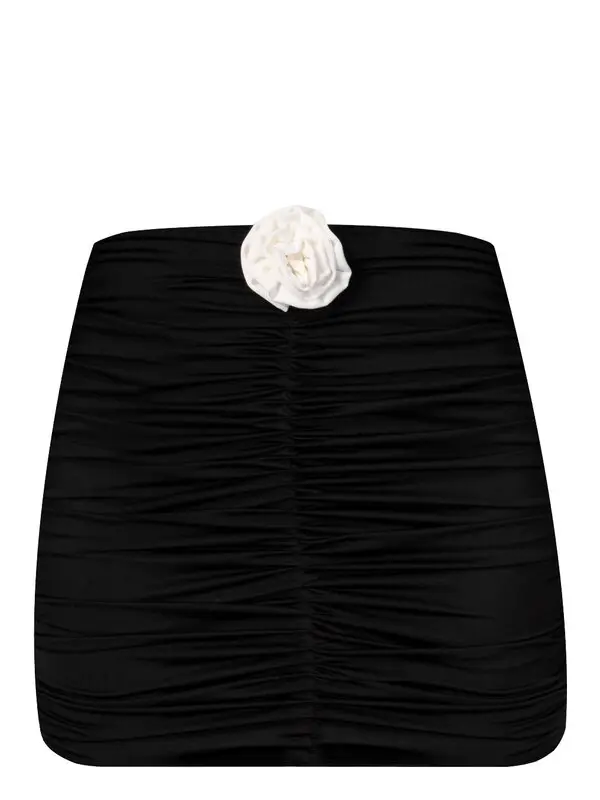 NUR KARAATA Mini Skirt - Black