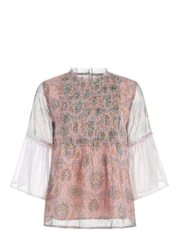 LIMINAL Poppy Blouse - Pink
