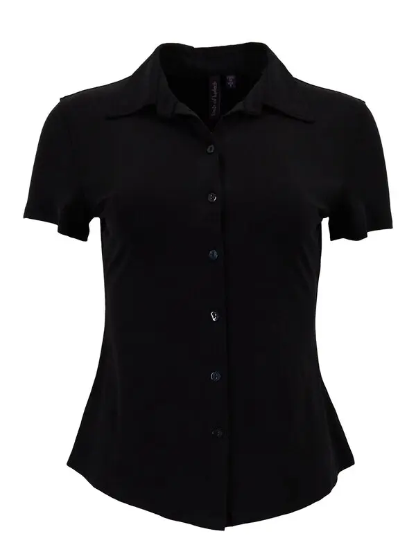LORDS OF HARLECH Shelley Short Sleeve Shirt - Black