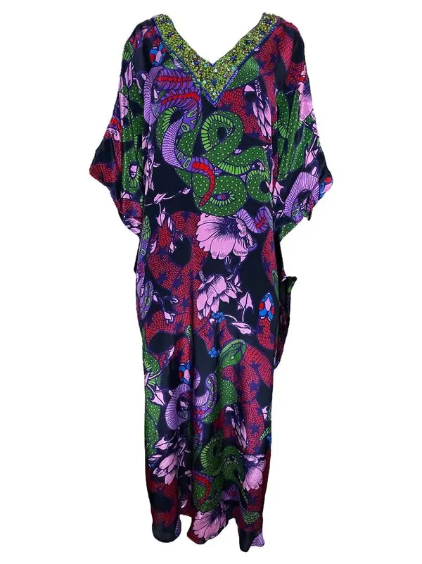 ANY OLD IRON Pretty Snakes Dress - Green/black/purple