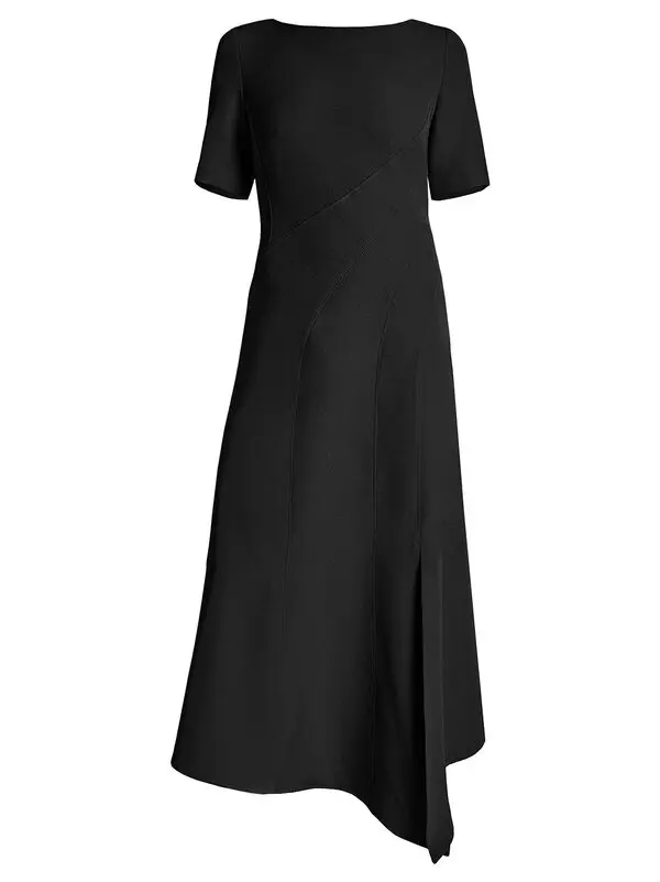 Santorelli Inez Short Sleeve Midi Dress - Black