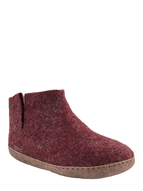 BETTERFELT Classic Pull-on Boot With Suede Sole - Red