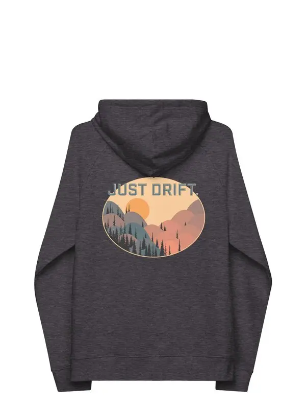 ANCHOR & CREW Organic Cotton Raglan Hoodie - Grey