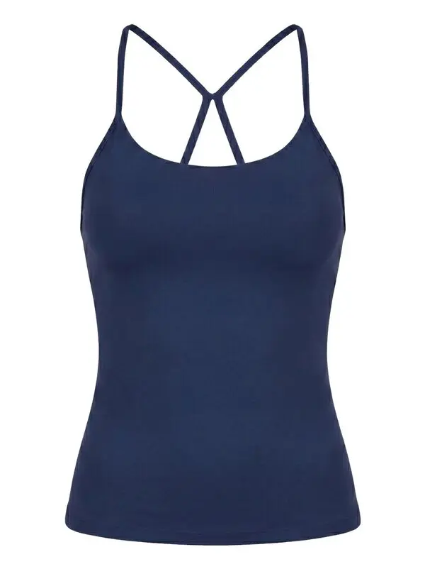 ALTRA VOLTA Signature Sculpt Strappy Tank Top - Blue
