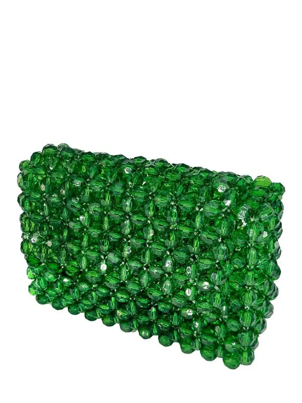 LE SEPT Roberta Beaded Bag - Green