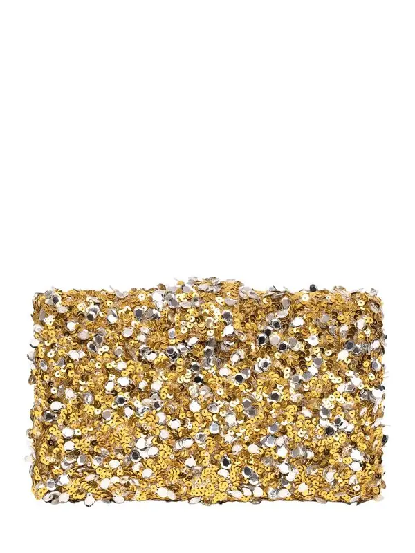SIMITRI Golden Hour Clutch - Gold/silver