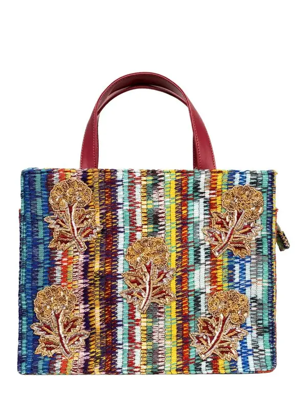 SIMITRI Mahogany Tote - Brown