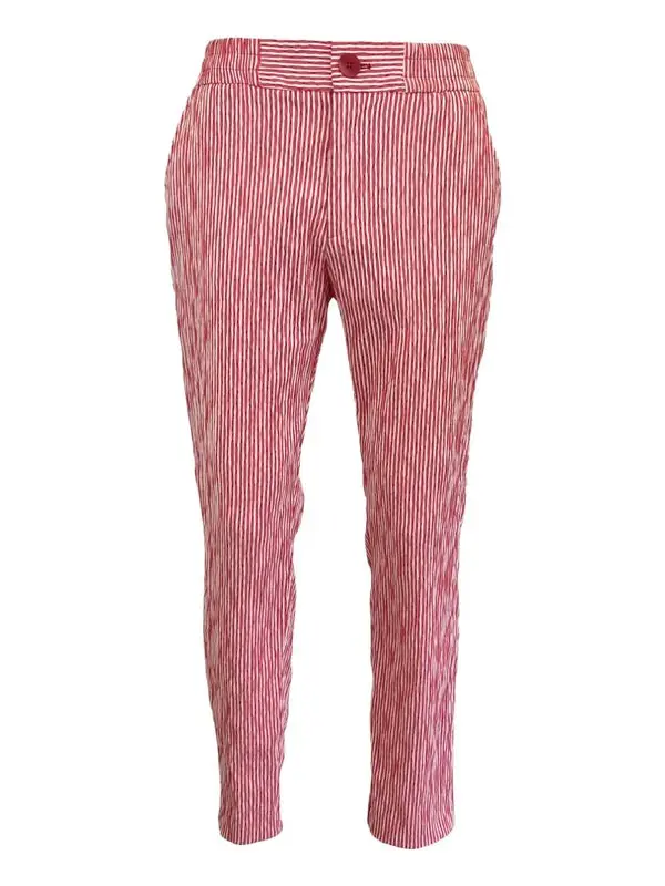 SNIDER Stripe Trousers - Red