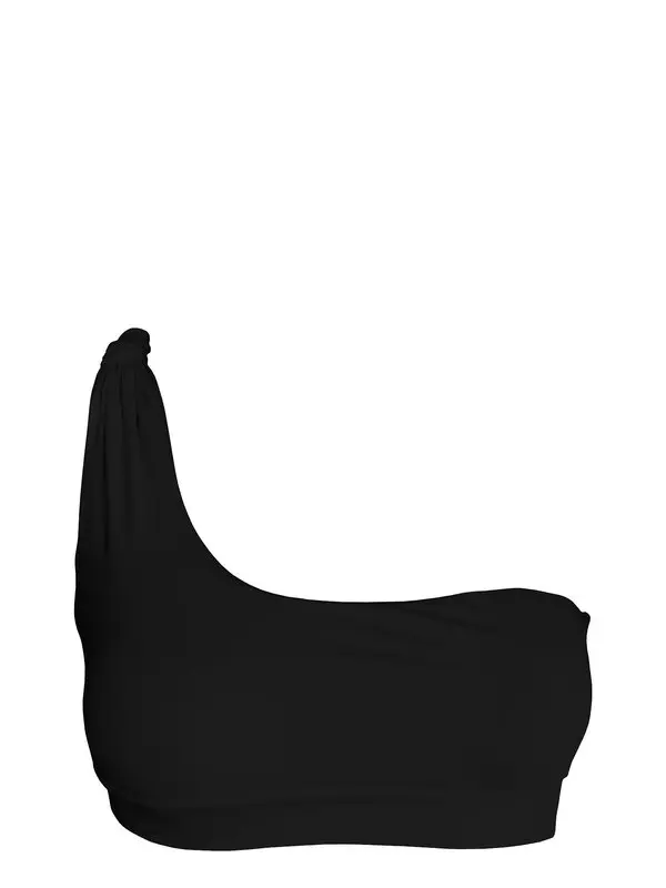 LULA-RU Emily One-shoulder Top - Black
