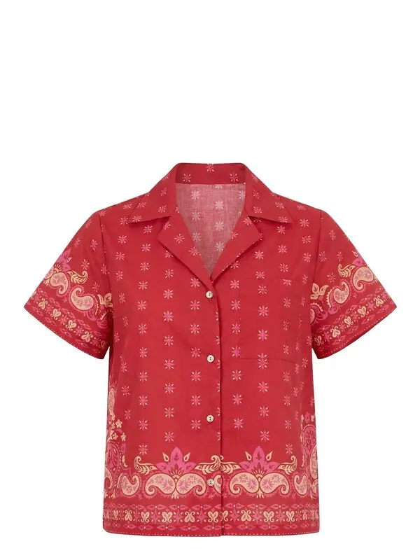 NOOKI DESIGN Paisley Print Shirt - Red