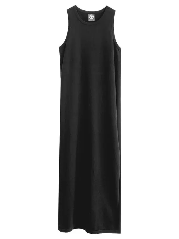 ZENZEE Cashmere Maxi Dress With Slits - Black