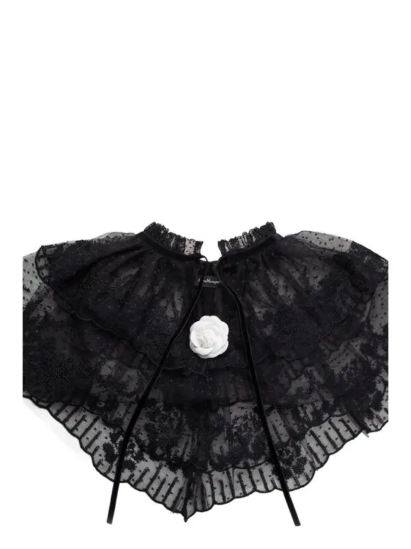 AZIMA MUSAYEVA Dalila Floral Collar - Black