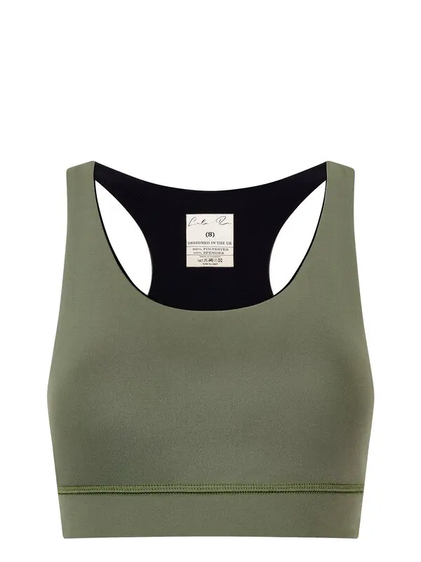 LULA-RU Sports Bra Olive - Green