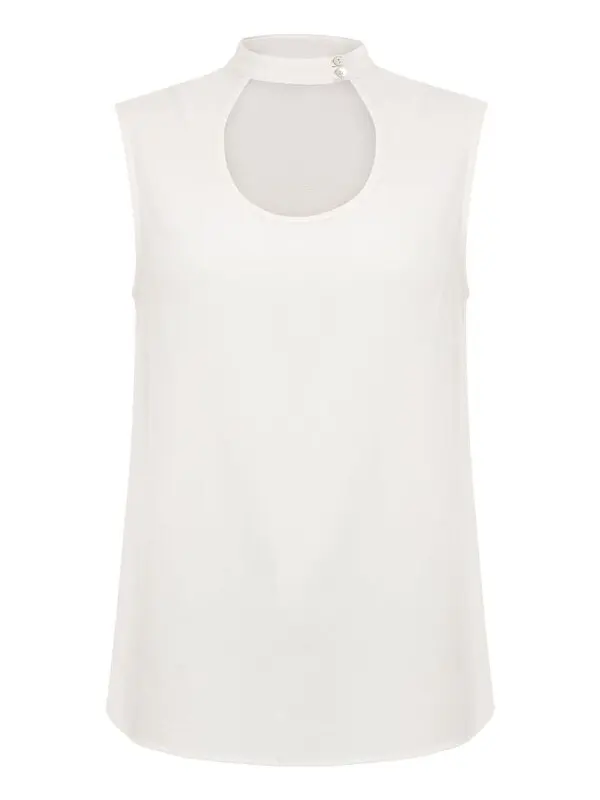 MISHA VAIDYA Juliana Chiffon Blouse - White