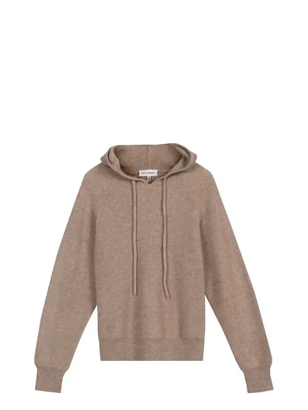 BEL CASHMERE Cashmere Hooded Sweater - Brown