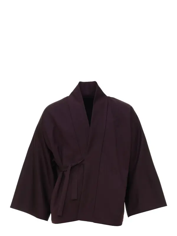 MOE Relaxed Wool Jacket - Red