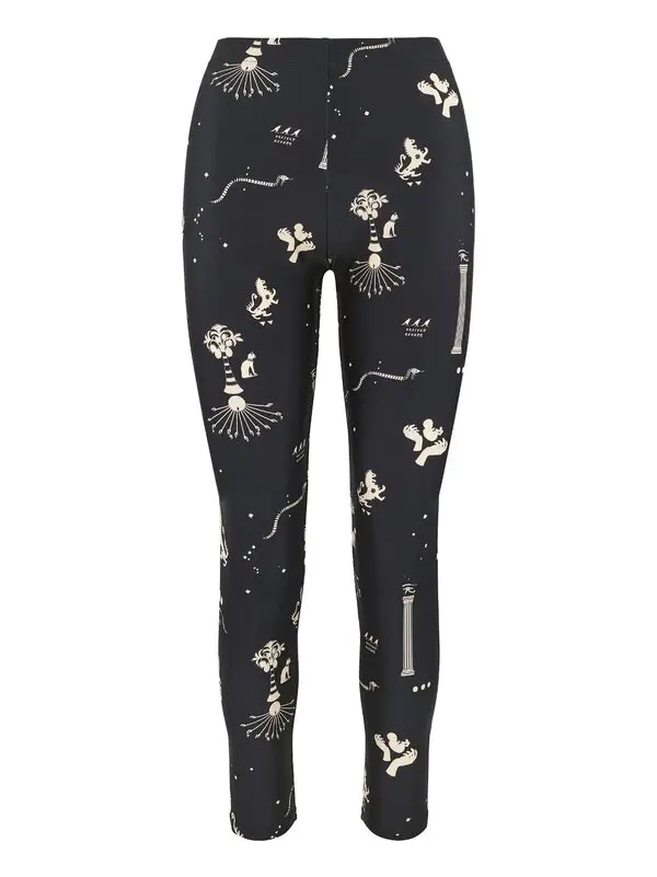 KLEMENTS Margate Leggings In Ancient Hearts - Black