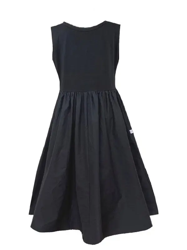 FROCK TALES Jadu Sleeveless Midi Dress - Black