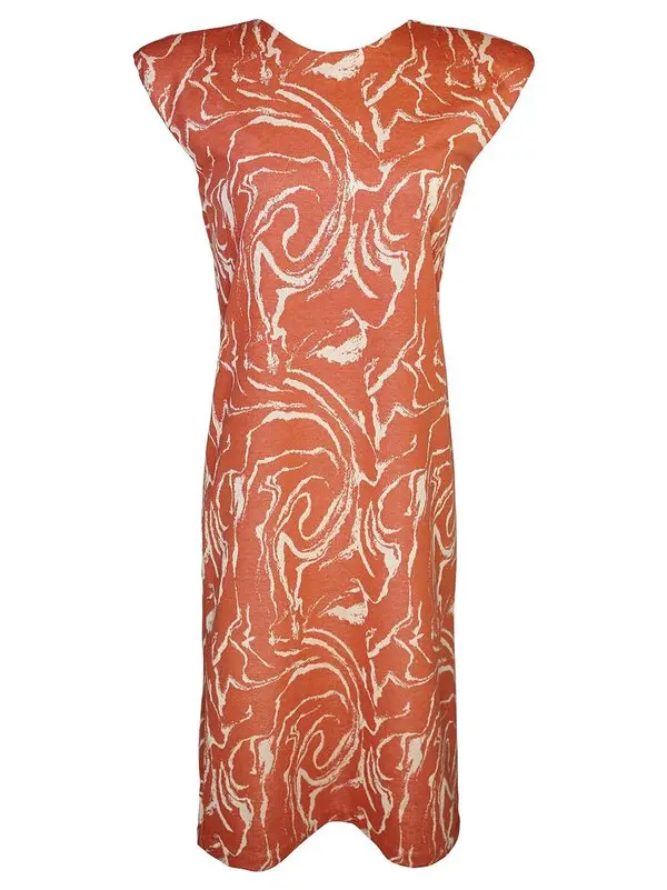 JENNAFER GRACE Neutrals Sabrina Shift - Red