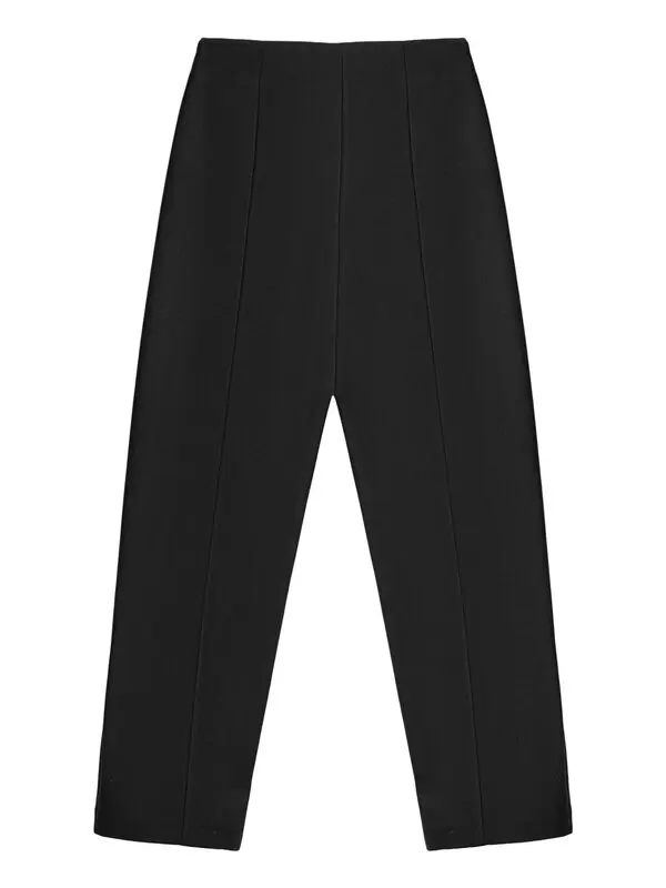 NOCTURNE Tailored Straight-leg Ankle Pants - Black