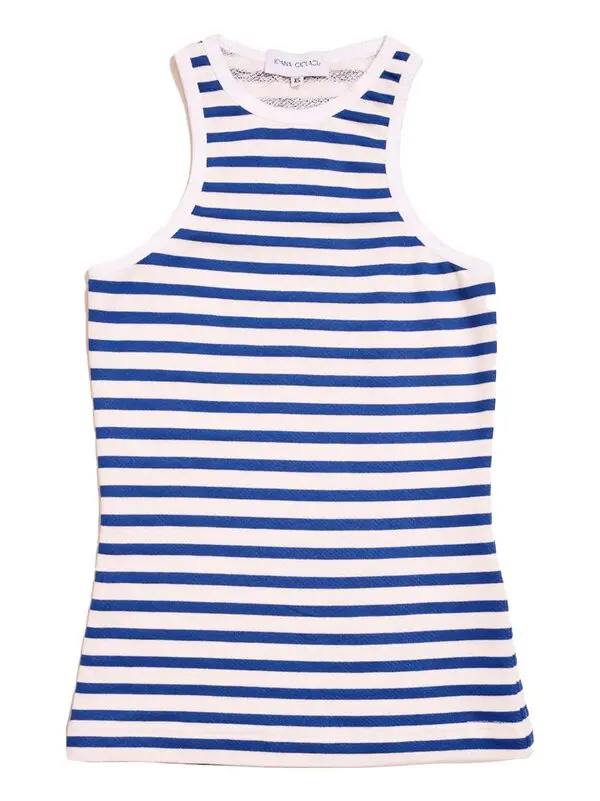 IOANA CIOLACU Striped Tank Top - Blue/white