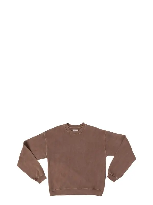 ARIKO Crew Neck Sweatshirt - Brown