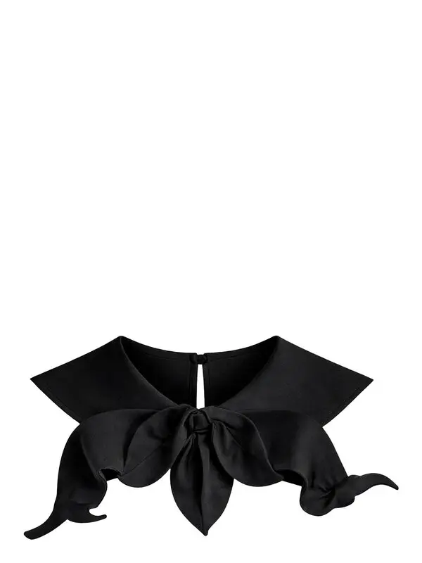 JULIA ALLERT Adjustable Sculptural Collar - Black