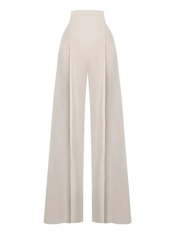 SANCTUMUM Lima Wide-leg Pants - White