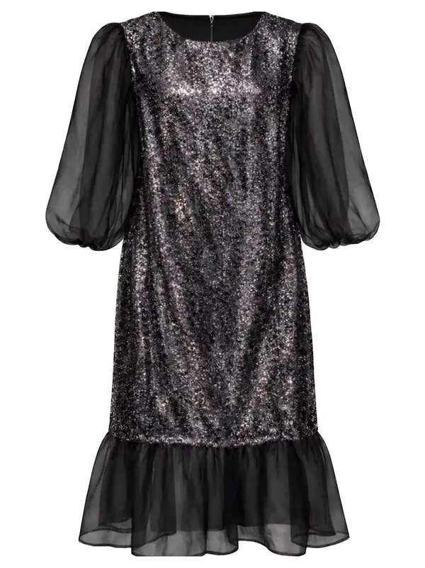 MOOD SWINGS Midnight Dress - Black/silver