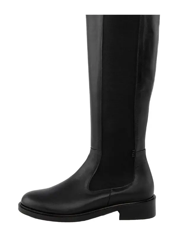 ILVI Nitra Leather High Boot - Black