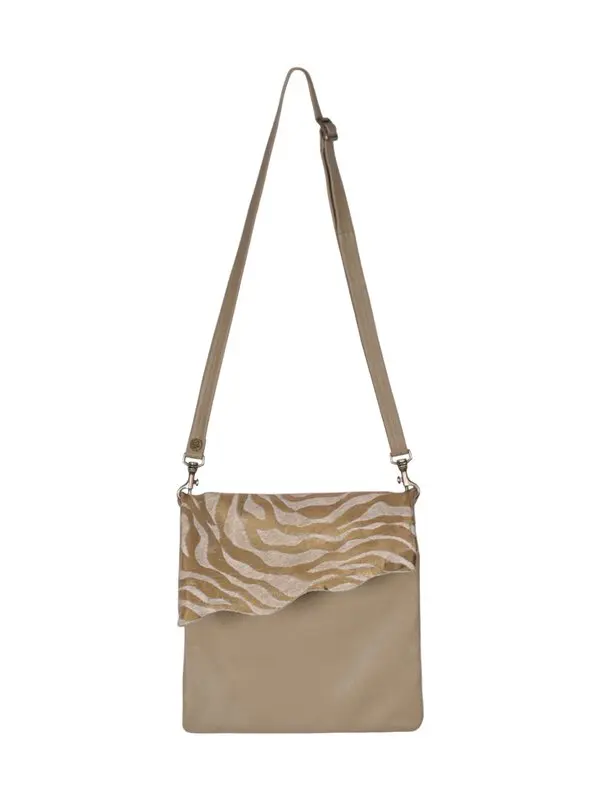 OWEN BARRY Cowhide Crossbody Bag - Gold