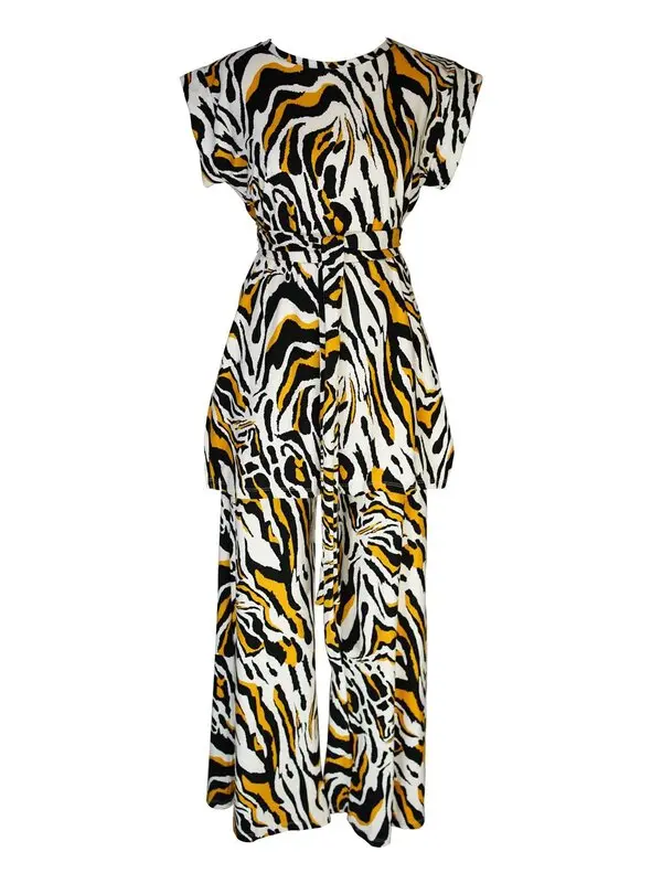 JENNAFER GRACE Tunic And Palazzo Set - Orange