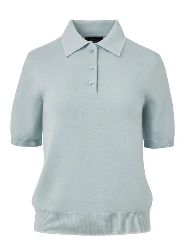 ELUNE MODE Classic Knit Polo - Blue