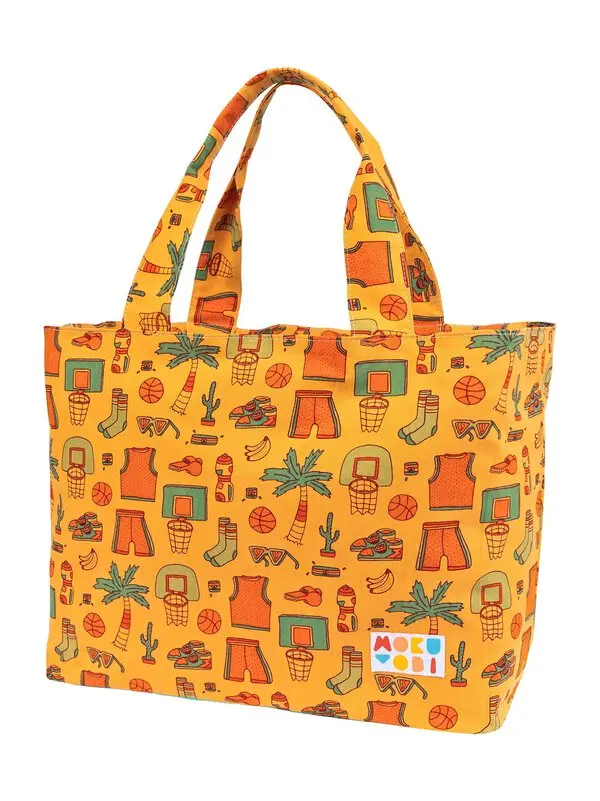 MOKUYOBI Printed Tote - Green