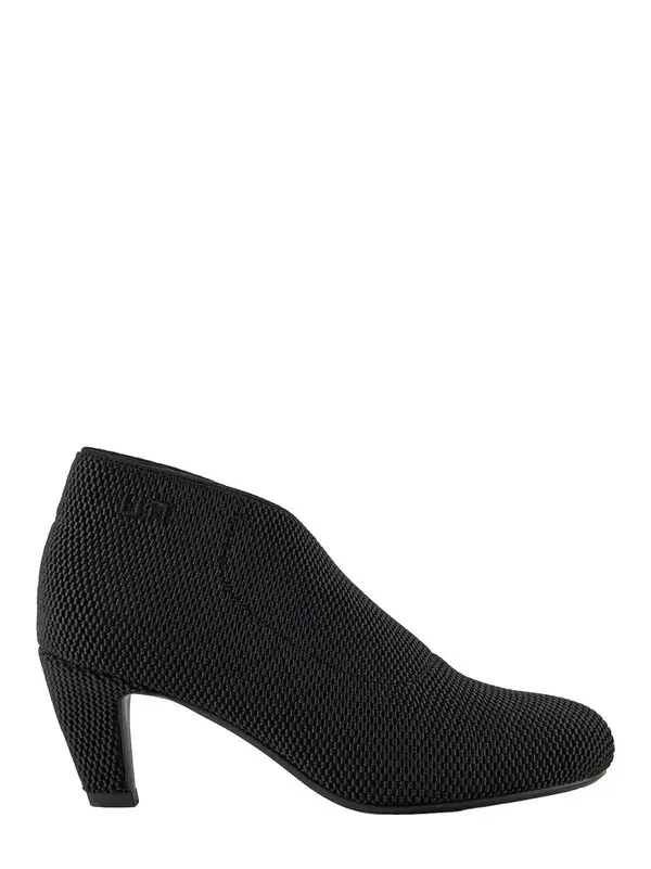 United Nude Fold Mid Ankle Booties - Black