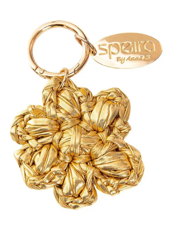 SPEIRA Bag Charm Flower Large - Gold