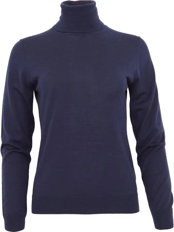 LORDS OF HARLECH Rona Turtleneck Sweater - Blue