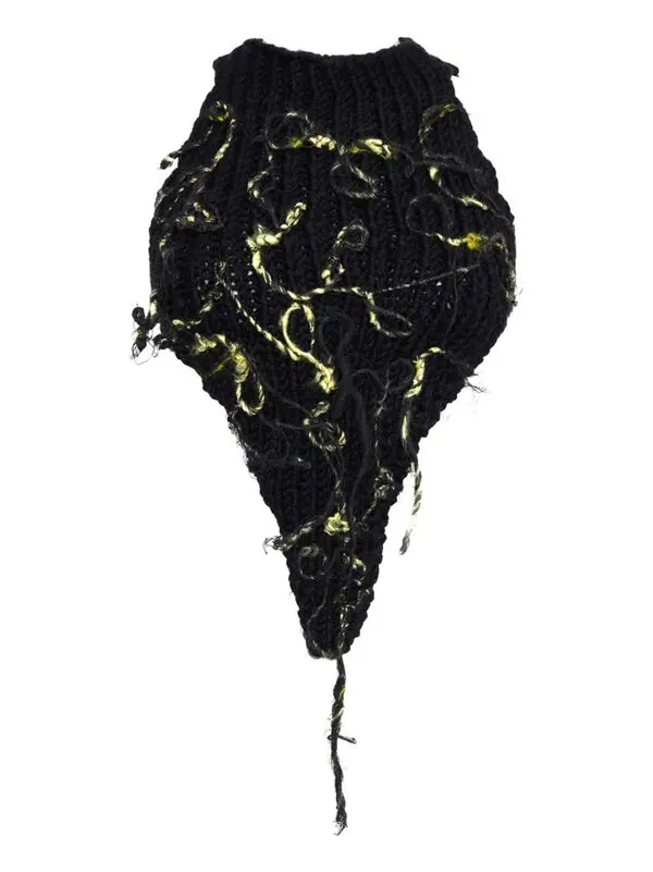 SARAH REGENSBURGER The Moon Knit Top - Black