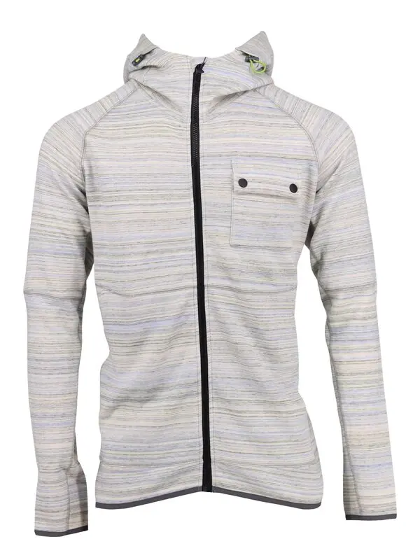 LORDS OF HARLECH Spacedye Hooded Jacket - Brown