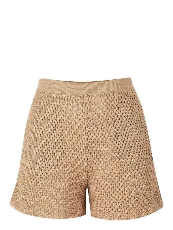 SALANIDA Coco Lace Shorts - Brown
