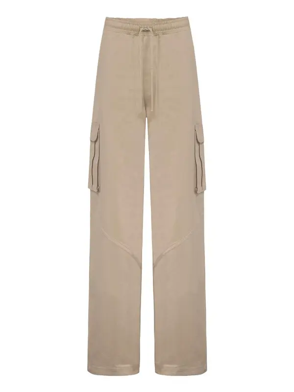 PCFG Cargo Pant With Drawstring Waist - Beige
