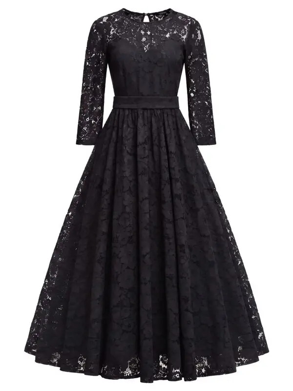 MATSOUR'I Lace Dress Viktoria - Black