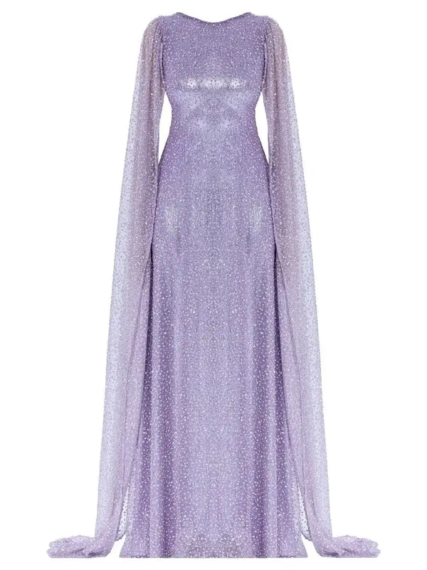 NUR KARAATA La Mamounia Gown - Purple