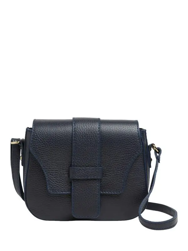 BETSY & FLOSS Apulia Satchel Crossbody Bag - Blue