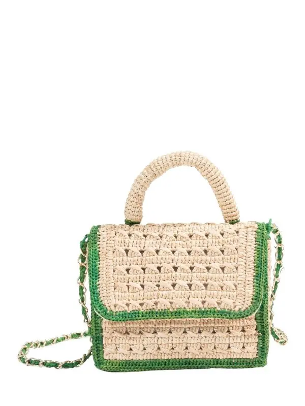 ZANATANY CONCEPTS Brouly Raffia Tote - Green