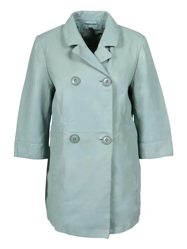 FREAKY NATION Sheep Leather Blazer - Green