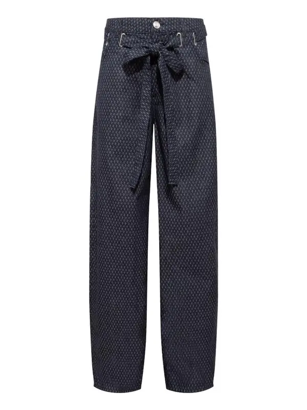 CÓTIER DENIM Vela Wide Leg Denim Pants - Blue